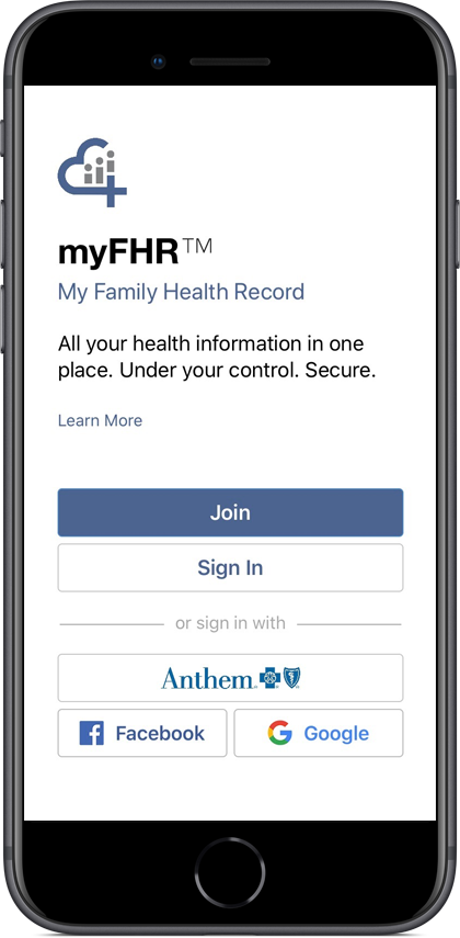 Completing Registration – myFHR